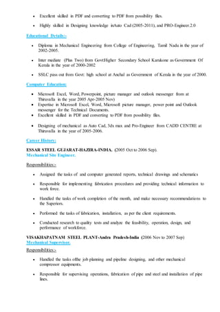 BhavyaRaj CV | DOCX
