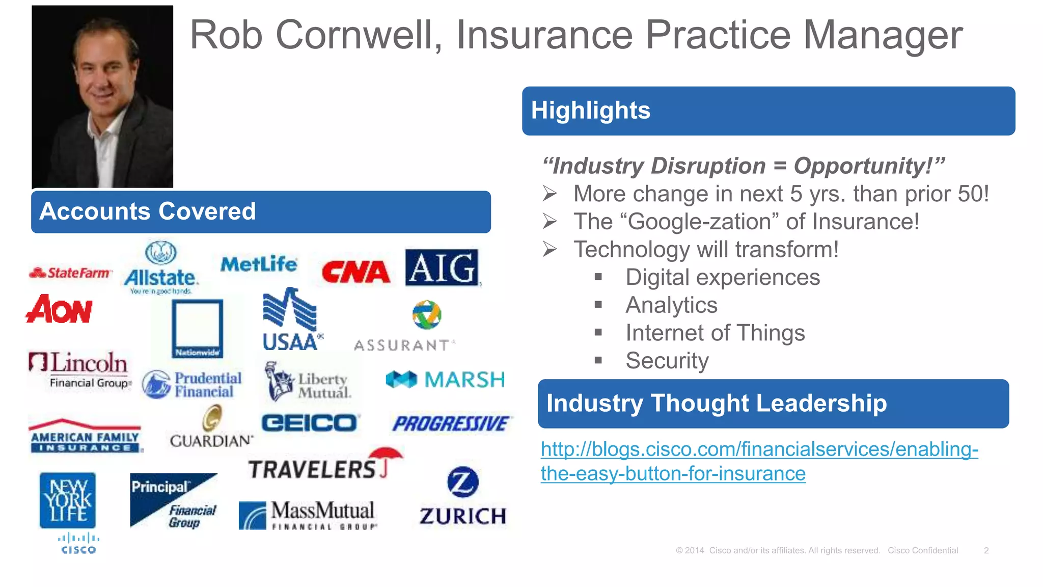 Insurance Industry Transformation & Omni-Channel for Am Faml 4-21-15 | PPTX