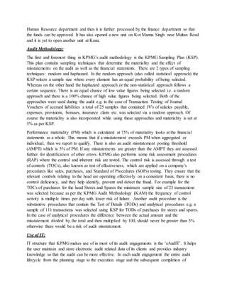 KPMG Audit Report | DOCX