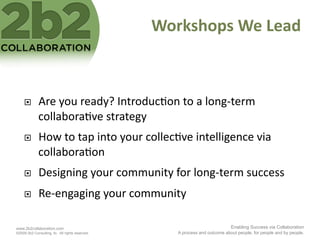 2b2 Collaboration Introduction | PPT