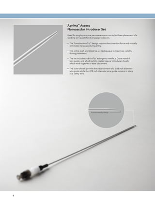 Cook Interventional Radiology Percutaneous Drainage | PDF