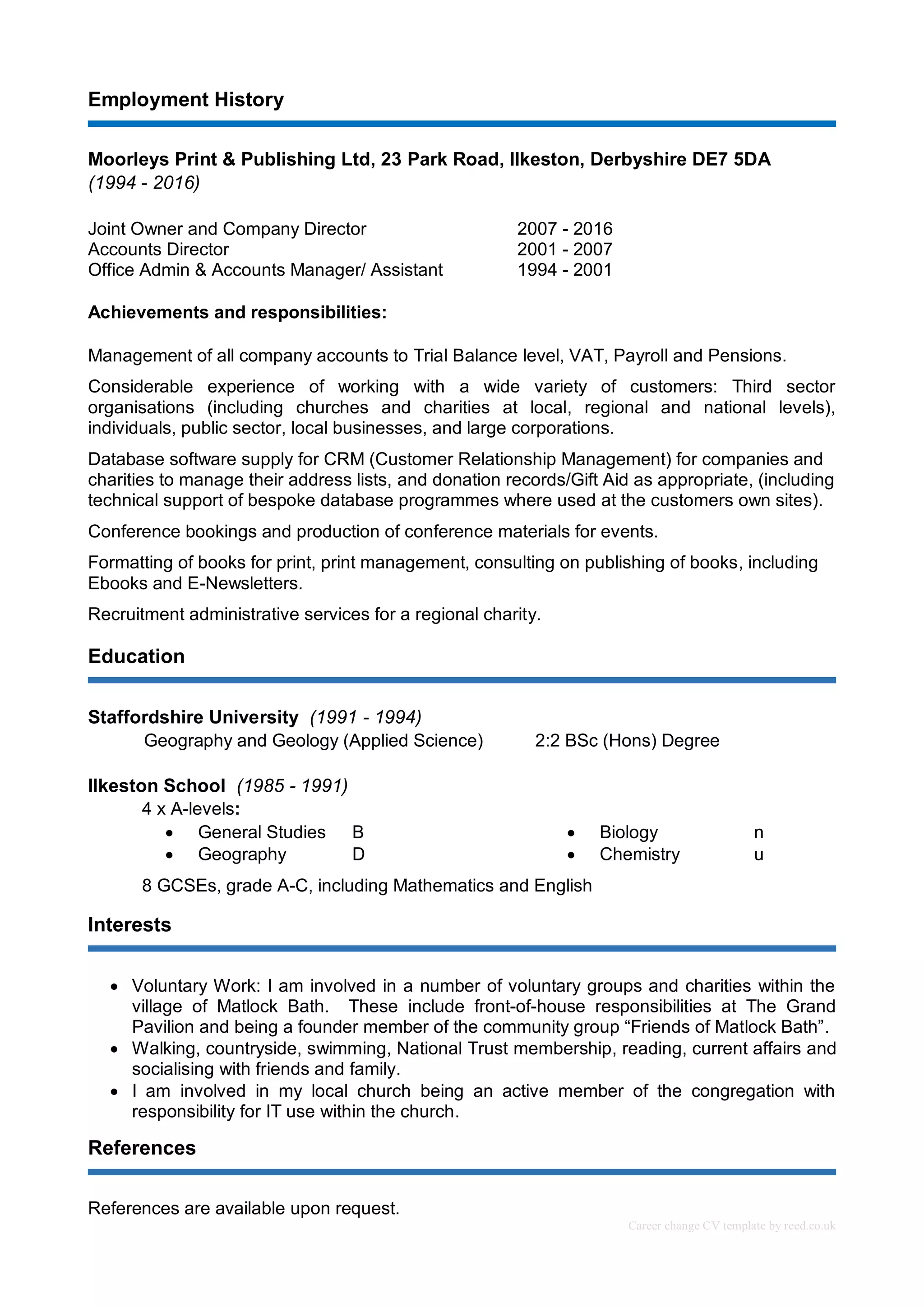 Peter Newberry CV | PDF