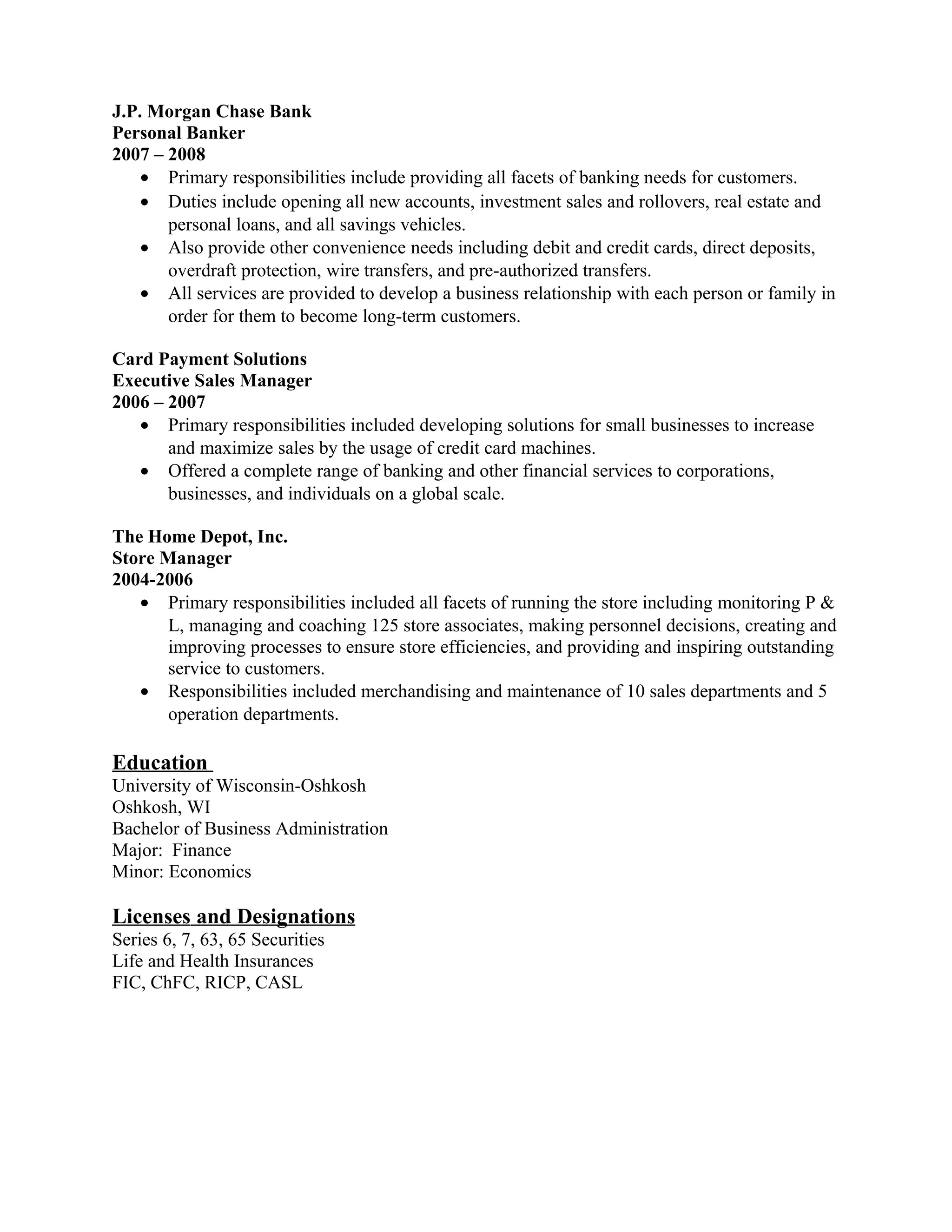 Timothy B Henn Resume 2016 | DOC