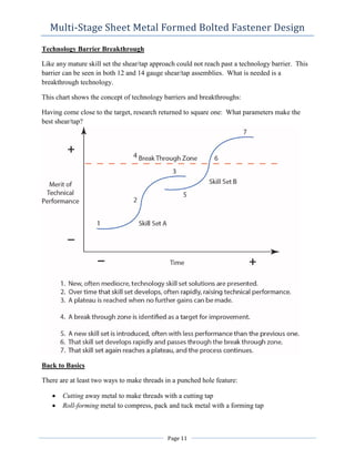 Multi-StageSheet Metal Fromed Bolted Fastener Design | PDF
