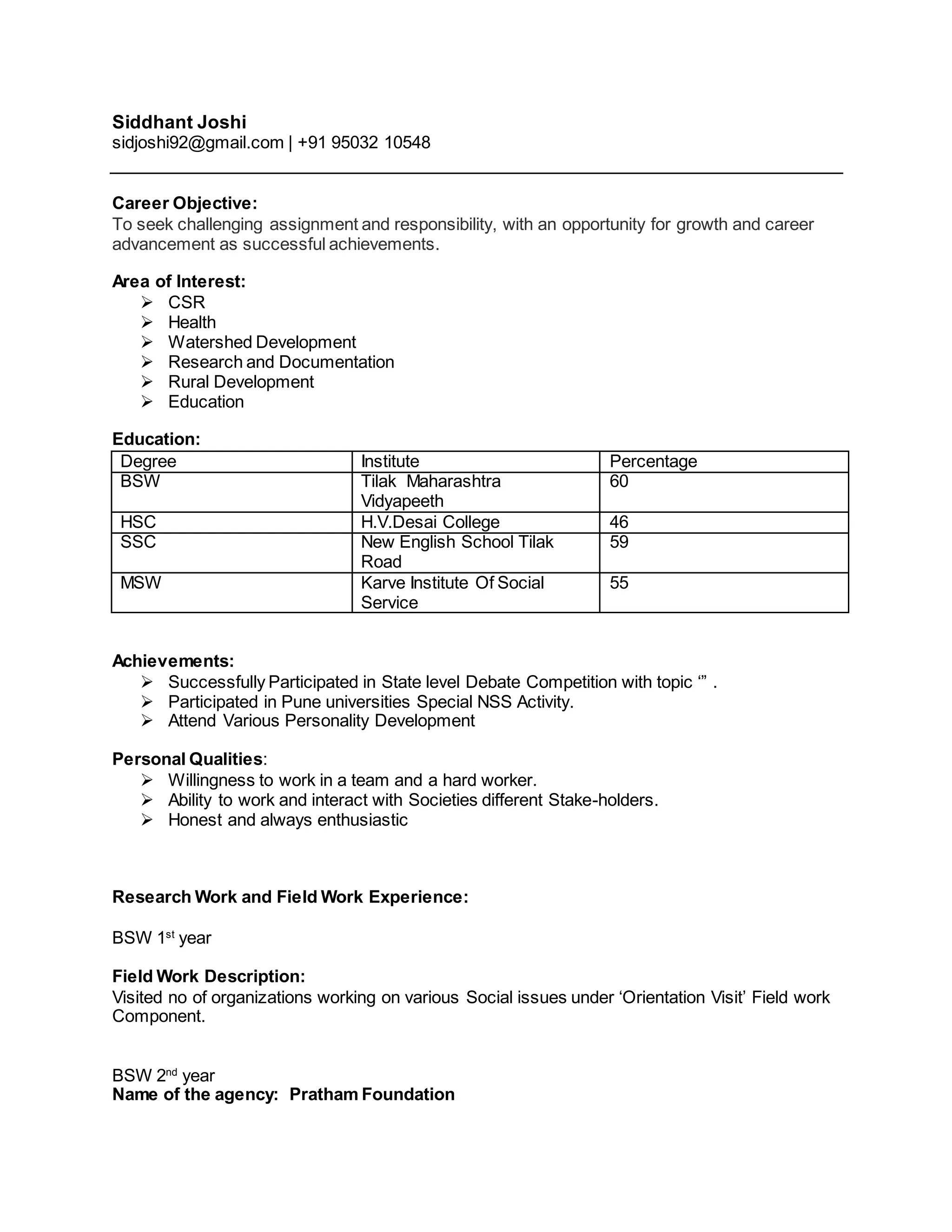 Siddhant Resume 1 | PDF