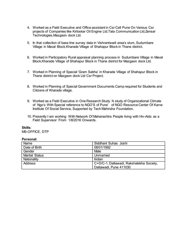 Siddhant Resume 1 | PDF