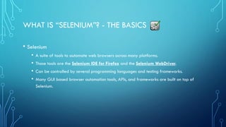 Selenium StudyGroup | PPT