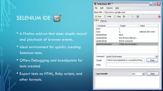 Selenium StudyGroup | PPT
