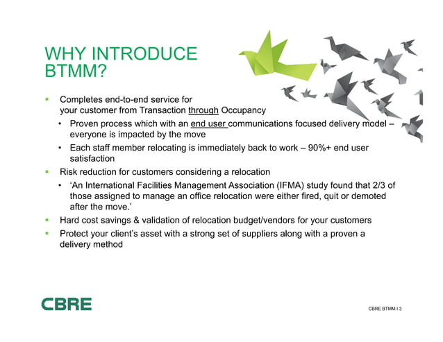 CBRE BTMM Overview Huber | PDF