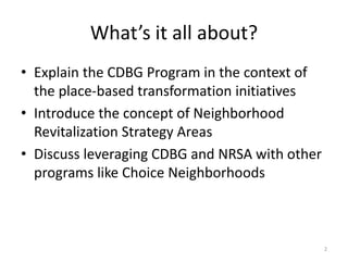 CDBG CN 2016 Conference SlidesFINAL | PPT