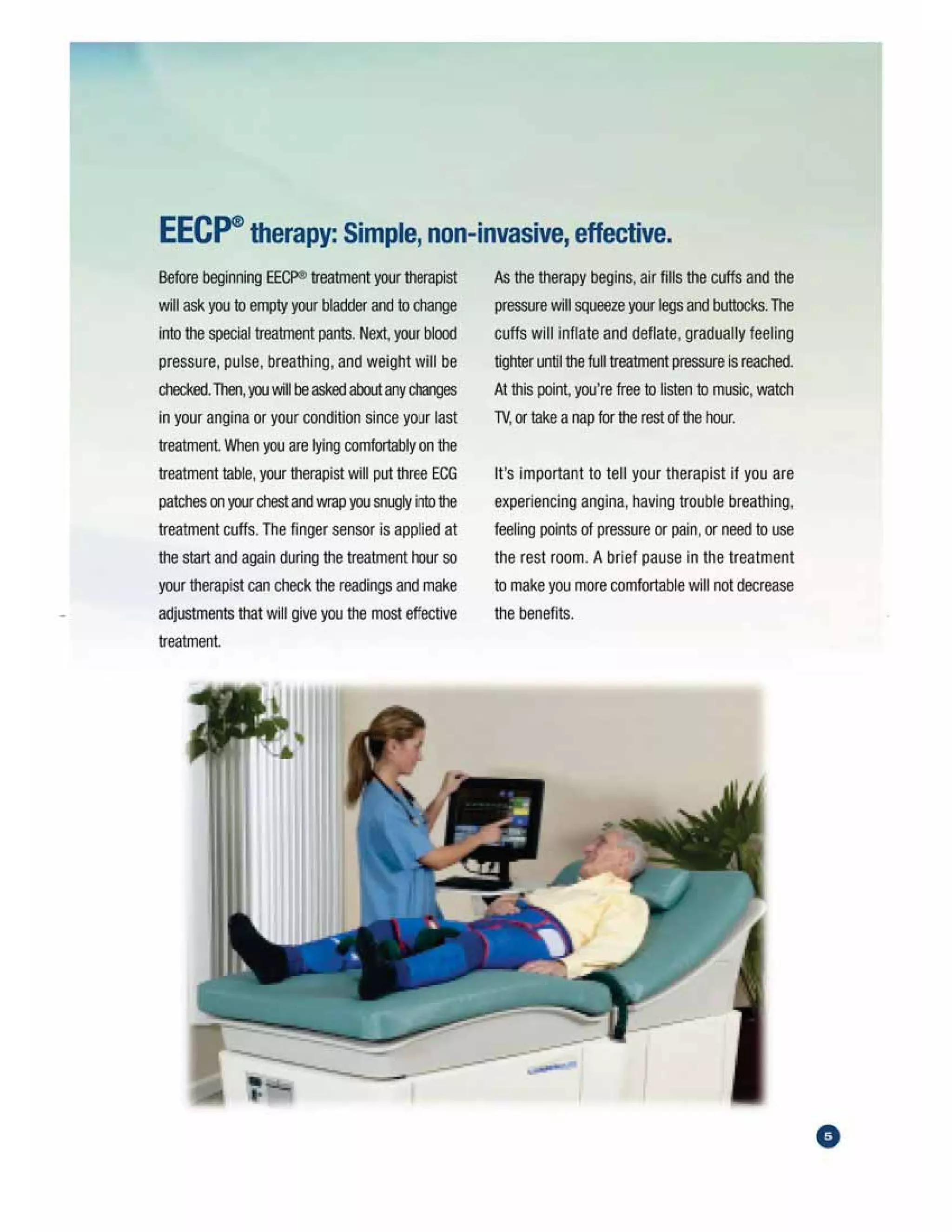 Patient Guide to EECP Therapy - V15-0000 Rev.2 | PDF