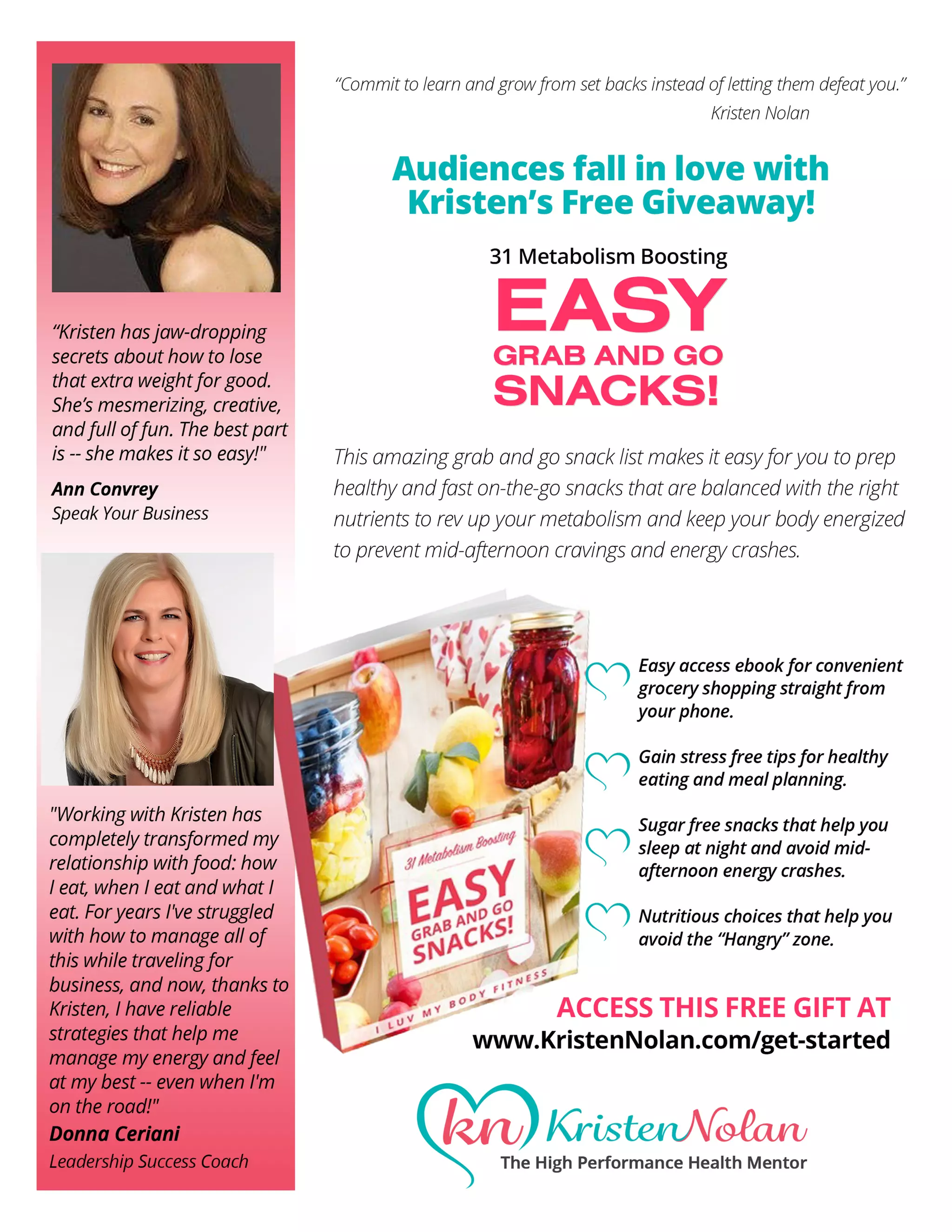 Kristen Nolan Speaker Sheet-HP w links | PDF