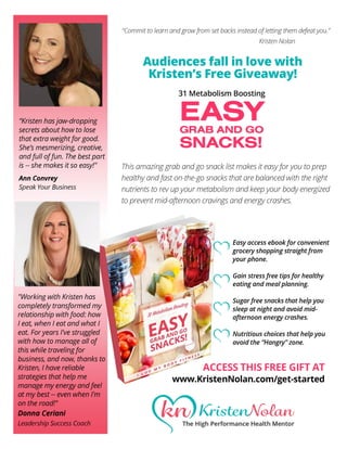 Kristen Nolan Speaker Sheet-HP w links | PDF