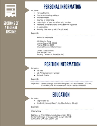 Federal Resume Guide | PDF