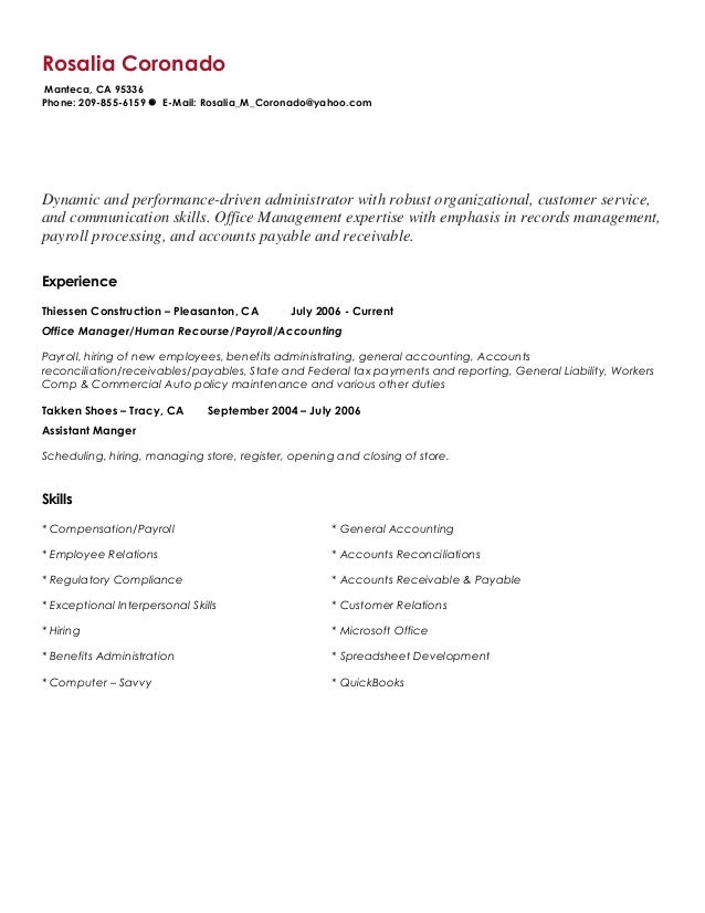 resume rc 1