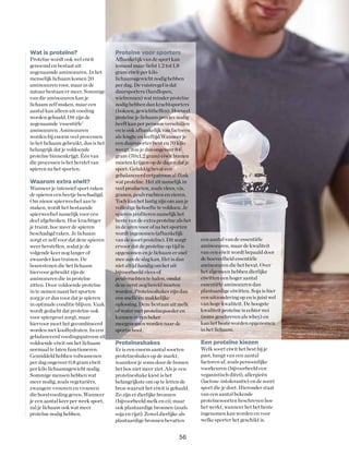 De pro's van proteine | PDF