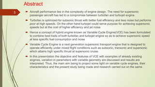 Variable cycle engine ppt. | PPTX