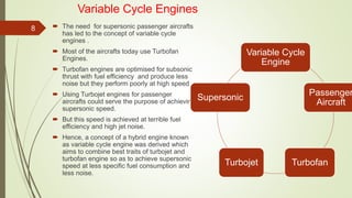 Variable cycle engine ppt. | PPTX