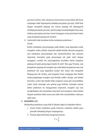2 b 59_utut muhammad_laporan_gerak harmonik sederhana pada bandul ...