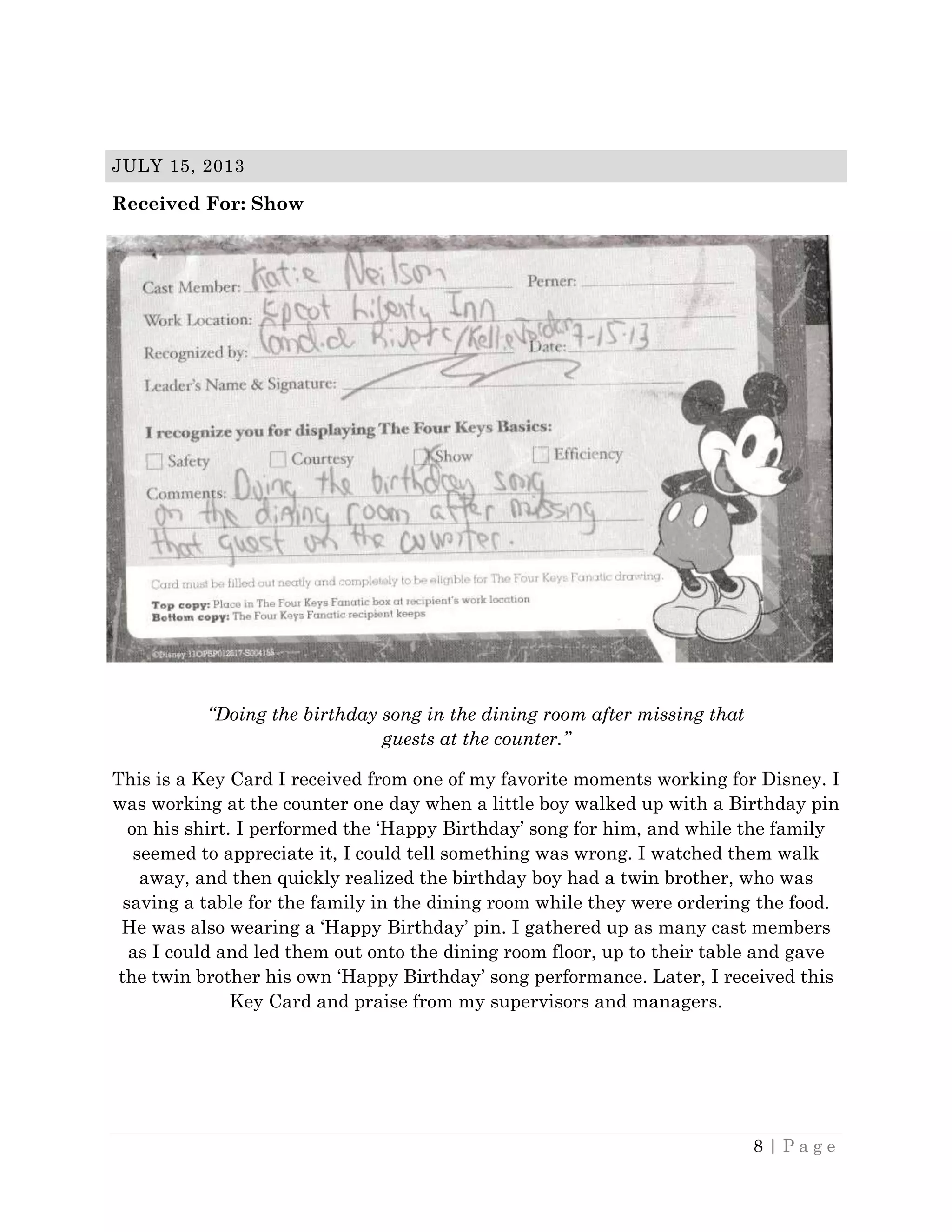 DisneyFourKeysCards | PDF | Gifts and Greetings Cards | Shopping