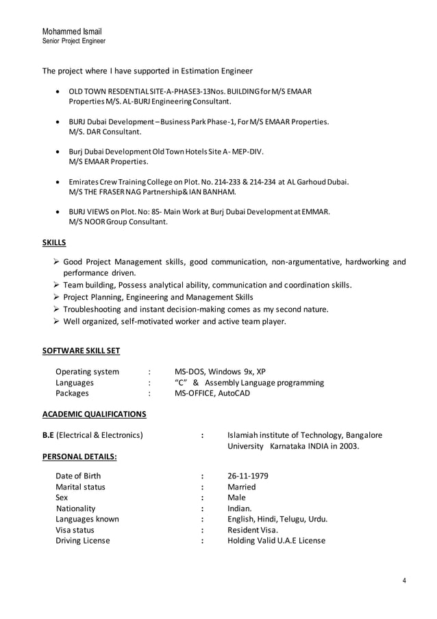 CV- electrical engineer-Ismail1 (2) (1) | DOCX