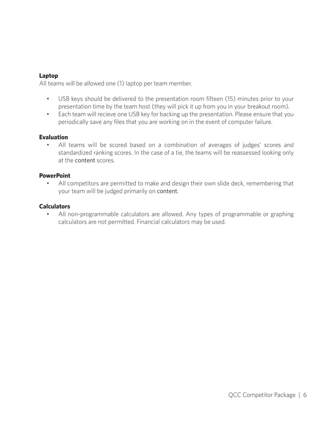 QCC-Competitor-Handbook-2016 | PDF