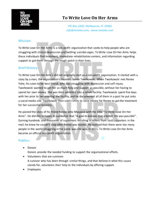 TWLOHA campaign | DOCX