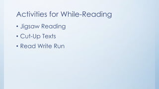 Communicative Reading Activities | PPT