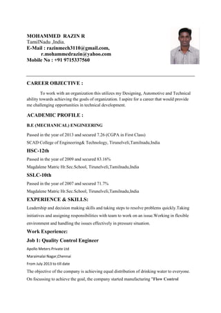Resume | PDF