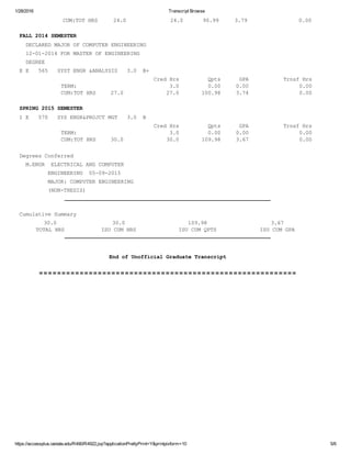 Transcript | PDF | Undergraduate Education | College Education