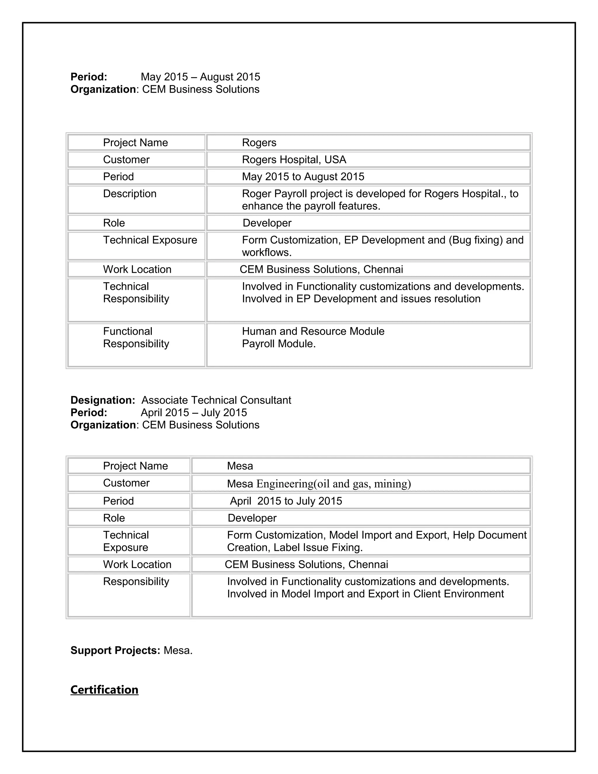 Ameen Resume | DOC