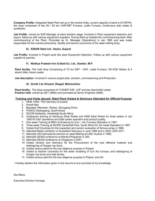 ATUL K. MISRA CV | DOC