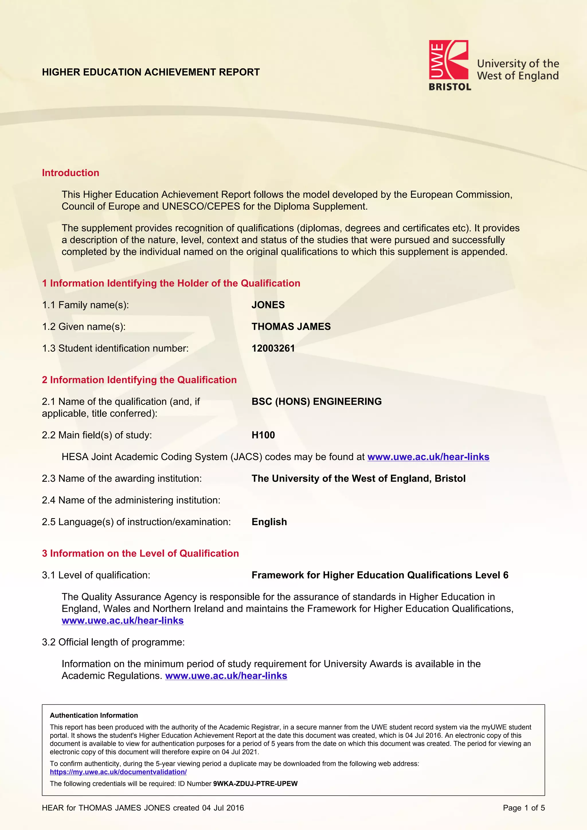 hear eng bsc | PDF | Undergraduate Education | College Education