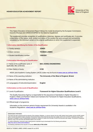 hear eng bsc | PDF | Undergraduate Education | College Education