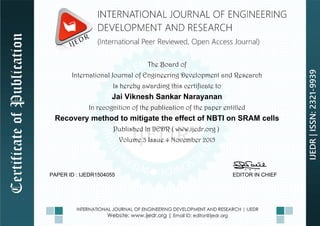 Certificate of Publication | PDF