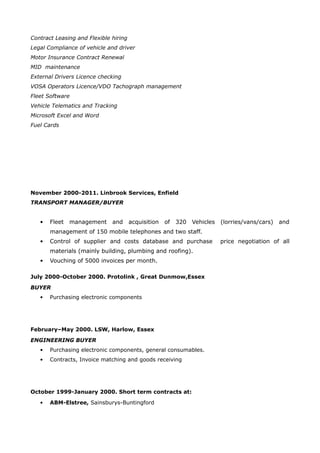 Neil CV New | DOC