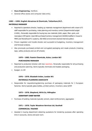 Neil CV New | DOC