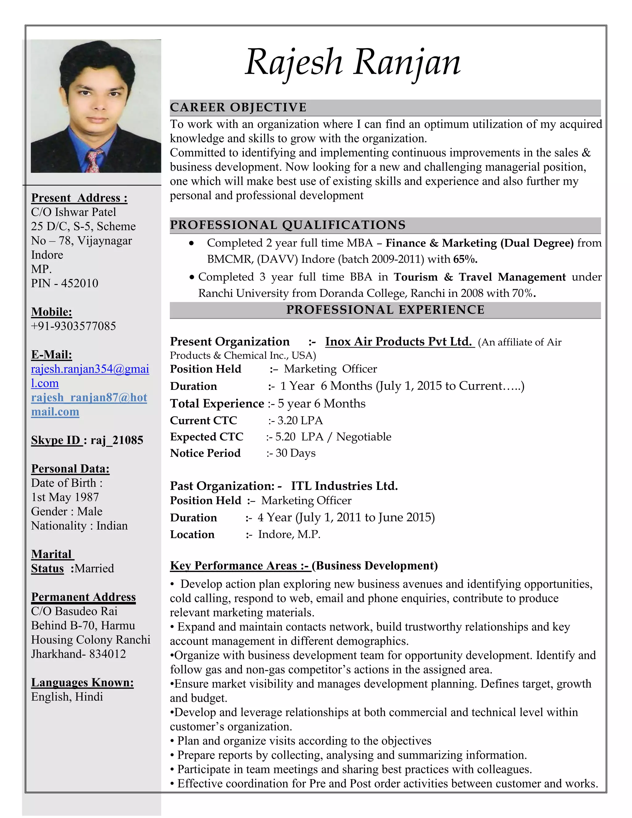 Rajesh Resume | PDF