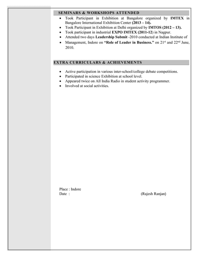 Rajesh Resume | PDF