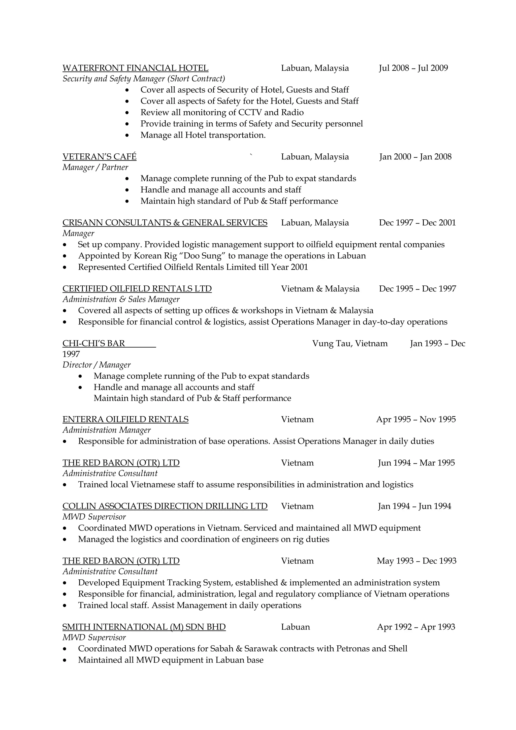 VINCENT PEREIRA CV | PDF