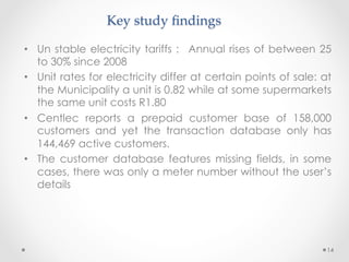 PREPAID ELECTRICITY REVENUE MANAGEMENT oral defense | PPT