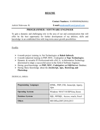 AshishResume | PDF