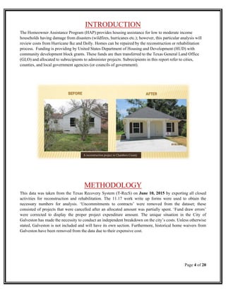 Homeowner Assistance Program Report | PDF | Government Support and ...