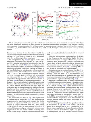 Probing spin dynamics from the Mott insulating to the superfluid regime in a dipolar lattice gas ...