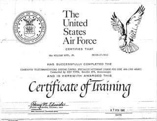 Tech Controller Certificate | PDF