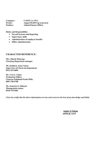 Annie-S-resume | DOC