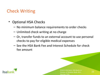 CDHP Concept - what is an HSA | PPT