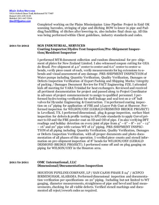 Blair John Stevens | DOCX | Civil Engineering Industry | Industries