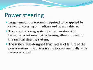 2b9fc module iii steering system_ part-ii (2) | PPT