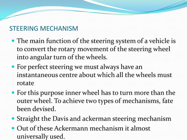 2b9fc module iii steering system_ part-ii (2) | PPT